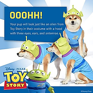 Disney for Pets Halloween Toy Story Aliens Costume -Extra Extra Large | 2XL Halloween Costumes for Dogs, Officially Licensed Disney Dog Halloween Costume for Pets, Blue (FF22909)