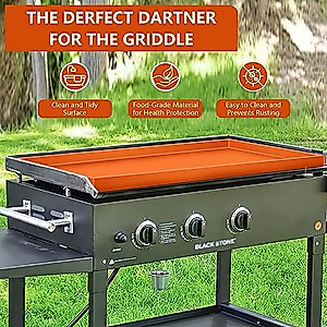 28-Inch Silicone Griddle Cover for Blackstone - Stain and Rust Protection - Perfect Fit and Easy to Clean Blackstone Griddle Cover