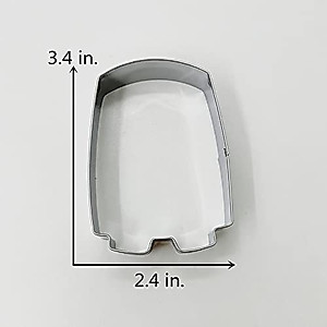 LILIAO Men's Blazer Suit Cookie Cutter - 2.4 x 3.4 inches - Wedding Biscuit Fondant Sandwich Bread Mold Cutters - Stainless Steel - by Janka