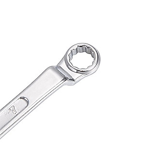 uxcell 5.5mm x 7mm Metric 12 Point Offset Double Box End Wrench Chrome Plated, Cr-V