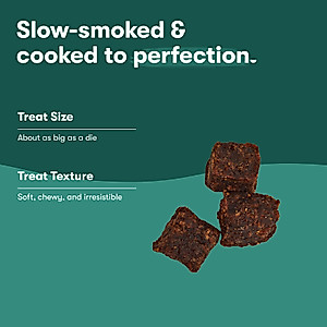 Jinx Beef Bites, Soft Jerky Dog Treats, Bite-Sized Snack, Low-Calorie and Packed with Flavor, Slow-Smoked Real Beef & Liver, No Fillers, 5oz, 6 Pack