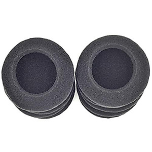 5 Pairs Sponge Foam Ear Pads Ear Cushions Covers Replacement for Sony MDR-G74SL Street Style, MDR-IF240R, MDR-15, MDR-NC6, MDR-NC5, MDR-210, MDR-101, SRF-HM33, SRF-H4 60mm