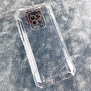 Ytaland for DOOGEE S86 / DOOGEE S86 Pro Case, with 2 x Tempered Glass Screen Protector. (3 in 1) Crystal Clear Silicone Shockproof TPU Bumper Protective Phone Case Cover