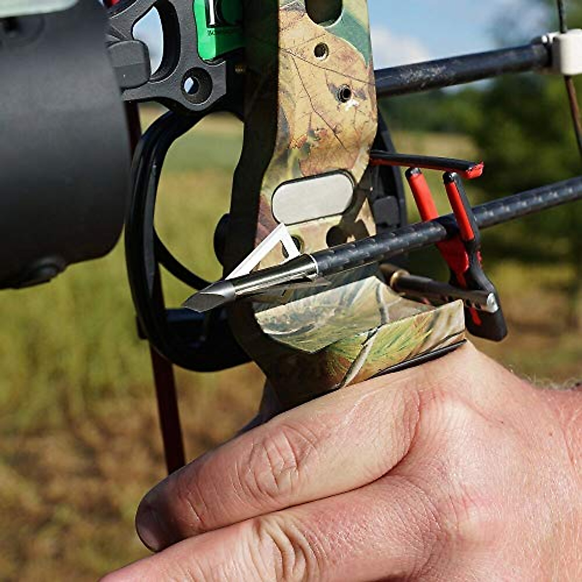 Muzzy 225 Bowhunting 100 Grain, 3 Blade Broadhead, 1-3/16" Cutting Diameter, 6 Pack,MULTI