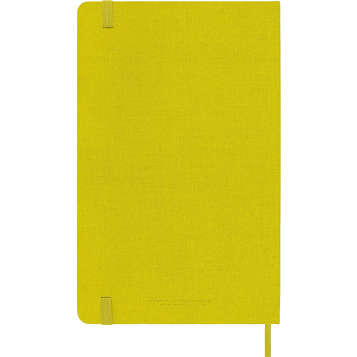 Moleskine Classic Notebook, Hard Cover, Large (5" x 8.25") Ruled/Lined, Hay Yellow (Silk), 240 Pages
