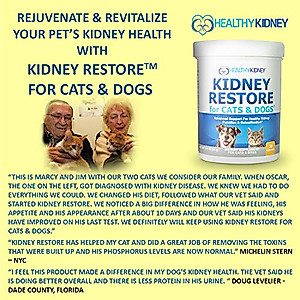 Cat and Dog Kidney Support, Natural Renal Supplements to Support Pets, Feline, Canine Healthy Kidney Function and Urinary Track. Essential for Pet Health, Pet Alive, Easy to Add to Cats and Dogs Food