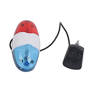 Siren for Bike,ycle Horn Bell Siren,Waterproof ycle Cycling Horn Bell 6 LED Light 4 Tunes ycle Bell 120dB