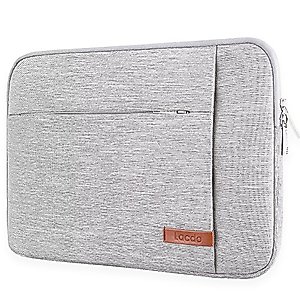 Lacdo 13 inch Laptop Sleeve Case for 13 inch New MacBook Air M2 A2681 M1 A2337 A2179 A1932 | 13 inch New MacBook Pro M2 M1 A2338 A2251 A2289 A2159 A1989 | 12.9" iPad Pro 6th 5th 4rd Computer Bag, Gray