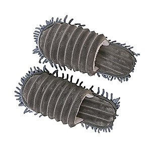 Cabilock 2 Pairs Household Cleaner Indoor Slippers Household Vacuum Cleaners Mop Shoes Cover Microfiber Mop Slippers Foot Mop Shoes Women Slipper Cleaning Slipper Sandals Floor Small Mop