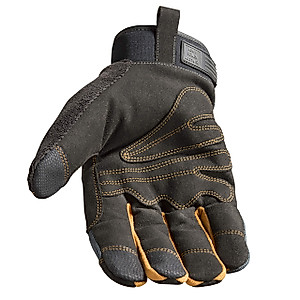 Wells Lamont FX3 Men's Extreme Dexterity Extra Wear Winter Work Gloves, Extra Large 7796,Gray