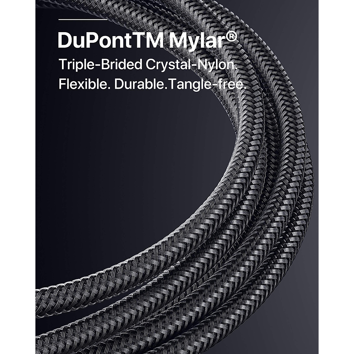 Long Nylon Braided USB Aux Adapter, 4ft/1.2m USB to Audio Jack, Smart Chip, 99.99% 4N OFC, TRRS External Sound Card for PC, Headphone Jack, 4-Pole Microphone, PS5 PS4 and More -Kepulu Pro Audio Line