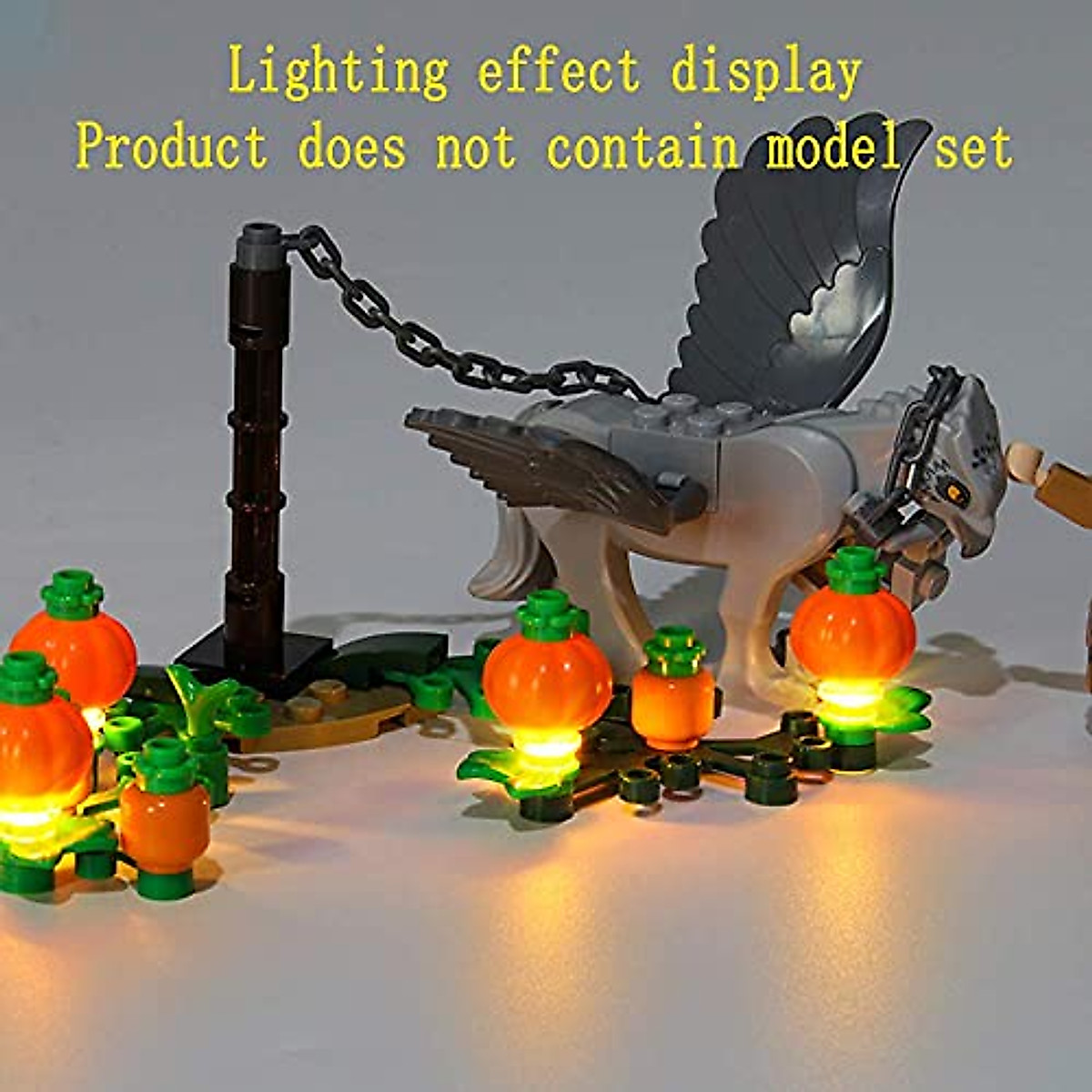 GEAMENT Light Kit for Hagrid's Hut Buckbeak's Rescue - Compatible with Lego 75947 Toy Hut Building Set (Model Set Not Included)