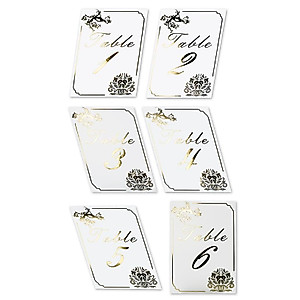 Wedding Table Numbers
