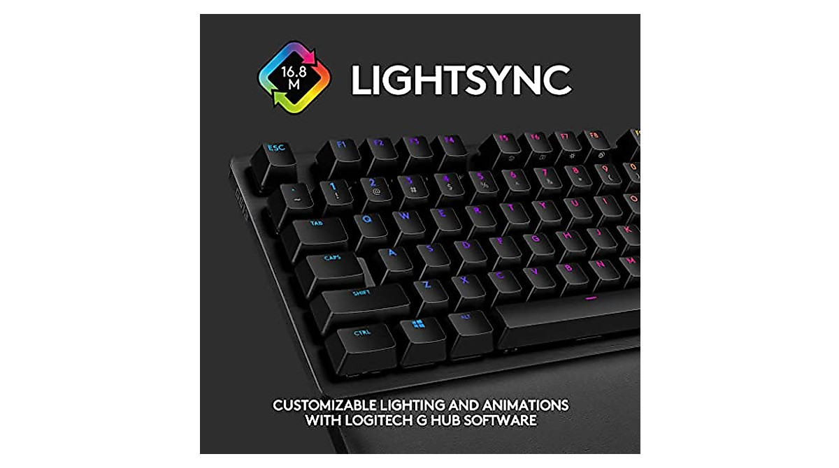 Logitech G513 Carbon RGB Mechanical Gaming Keyboard - Renewed