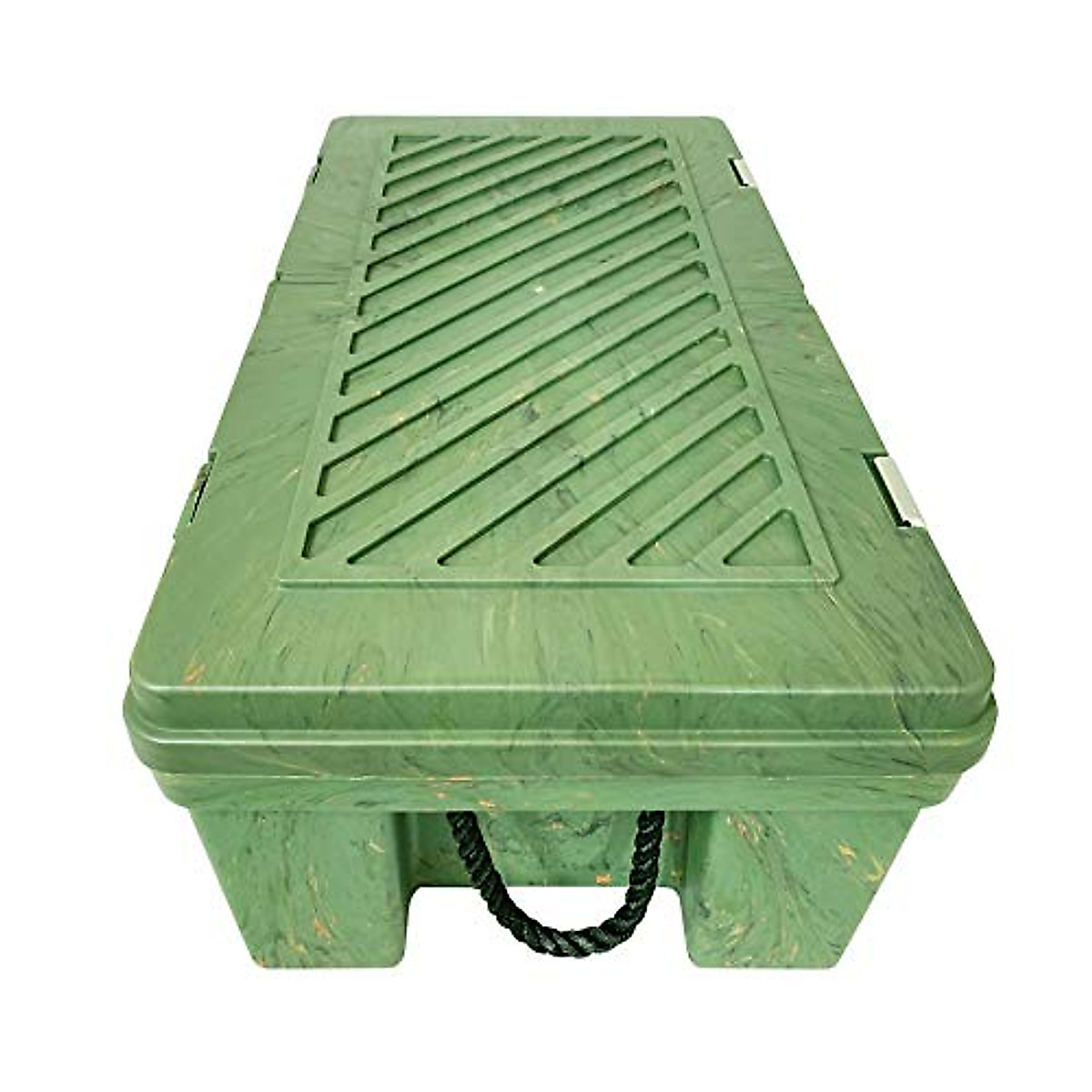 HOMZ Foot Locker Storage Container, Green Camo