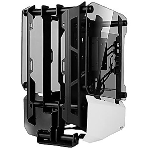 Antec Striker Aluminum and Steel ITX Computer Case, Front GPU Mount, Up to 4 x 120 mm Fan Support, USB 3.1 Type-C Ready and PCI-E Riser Included (Striker Mini)