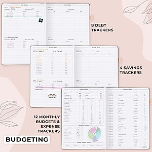GoGirl Planner PRO Schedule - Undated Planner with Hourly Time Slots, Monthly, Weekly & Daily Organizer, Appointment Book for time Management, 7"x10" Hardcover, Lasts 1 Year - Rose Gold