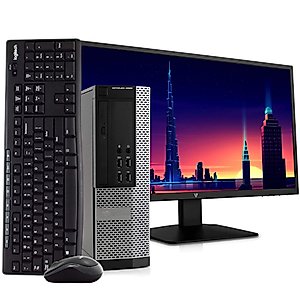 Dell Optiplex 9020 Business Desktop PC - Intel Core i5-4570 3.2GHz, 16GB RAM, 1TB SSD, Windows 10 Pro 64bit, New 24 Inch Monitor (Renewed)