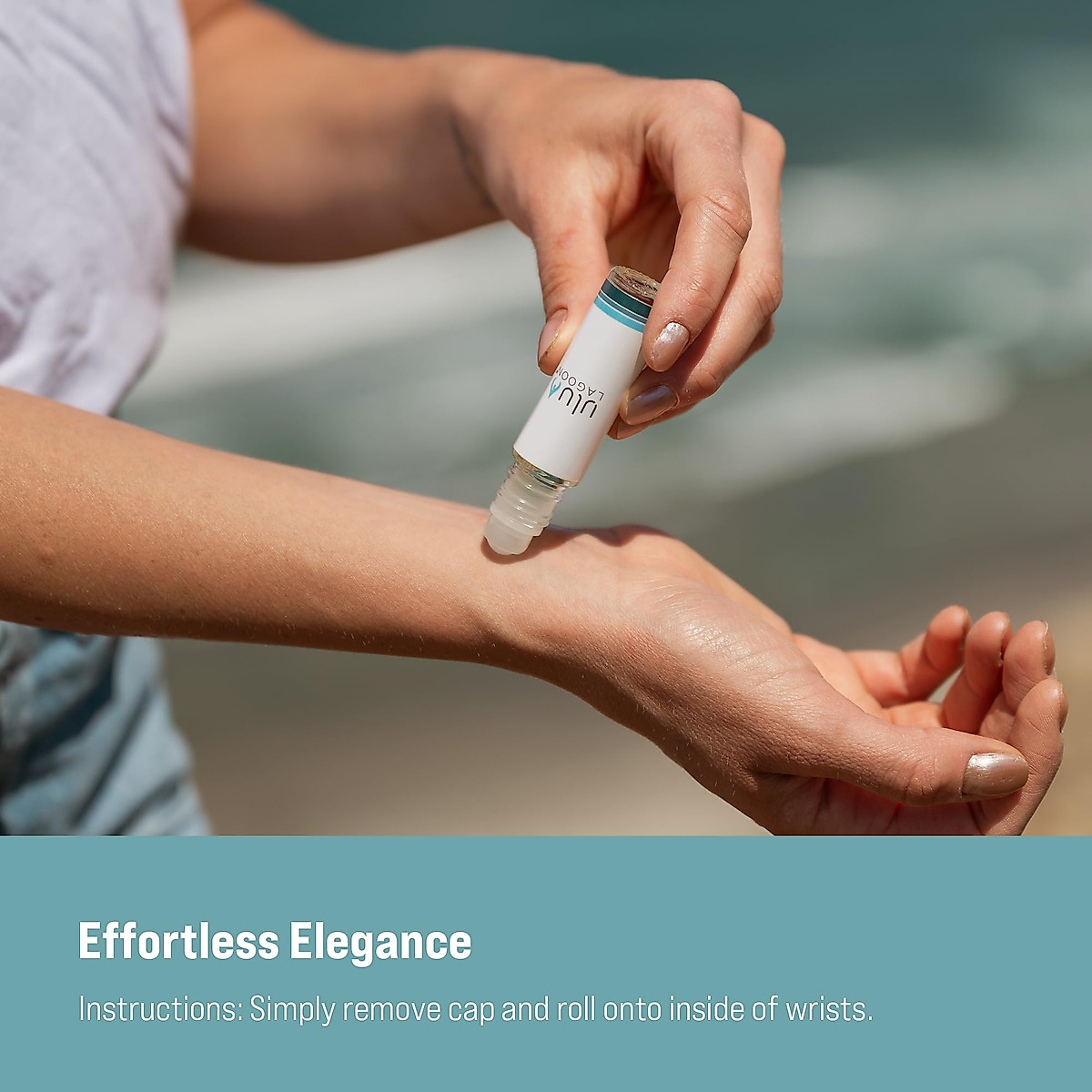 ULU Lagoon Roll-On Perfume - Travel-Sized Coconut Surf Wax Fragrance, Easy-to-Use and Carry, Universal Scent - Ideal Gift for Beach Lovers!