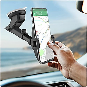 Encased Phone Holder Car Mount for Samsung Galaxy S23 / S22 / Ultra (Windshield and Dash Mountable) Also Fits The S10/S20/S21 Plus Note Models (2023)