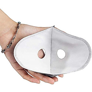 30 Pcs Activated Carbon Face Filters Anti Dust Replacements Parts for Most Sport Bicycle Cycling Mask Filters with 8 Exhaust Breathing Valves Replacement