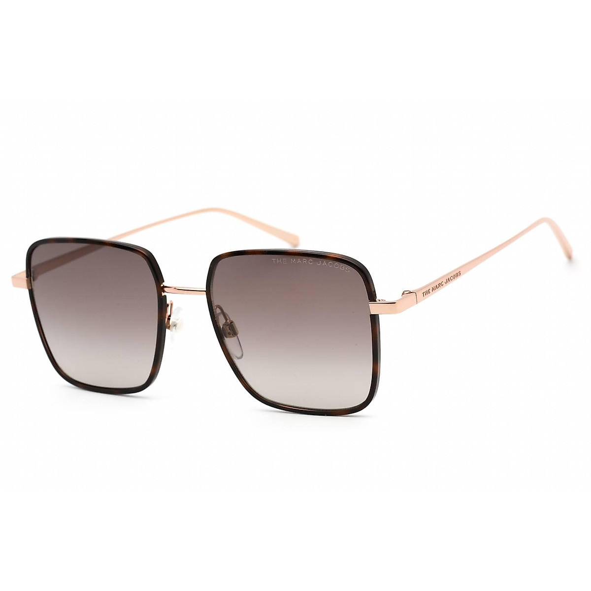 Marc Jacobs Modern Square Sunglasses, Havana Gold, 51