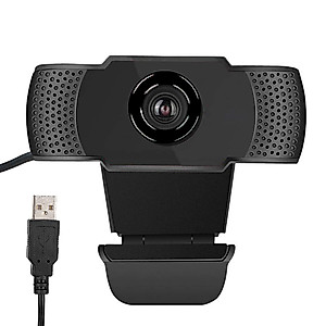 1080p Computer Webcam - Built in Noise Reduction Microphone - USB Free Drive - Plug and Play - for Video Calling, Conferencing, Gaming