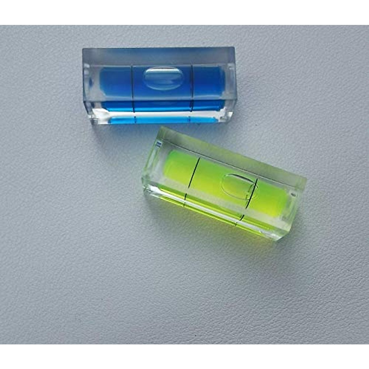 UMEI High precision rectangular horizontal bubble Spirit Bubble Level, Photo Frame Wall Square Level Bubble Level Inclinometer Frame Picture Hanging Measuring Tools(40x15x15mm)