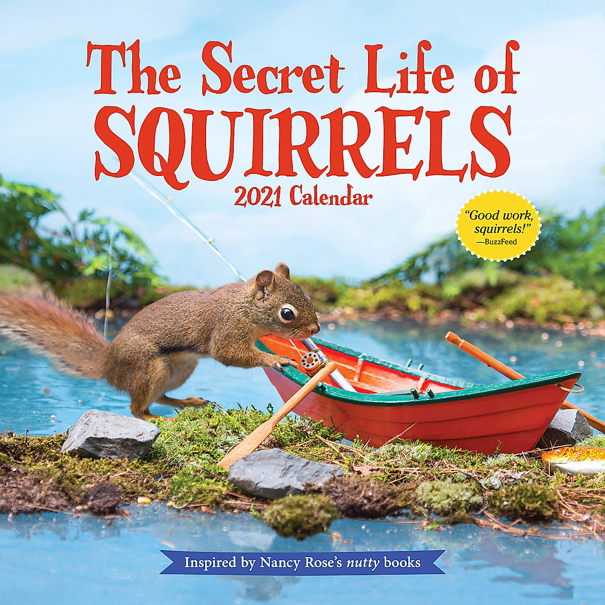 The Secret Life of Squirrels Wall Calendar 2021