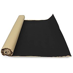 NVX 32 Square Feet Black Subwoofer Box/Trunk Liner Carpet with Adhesive Back