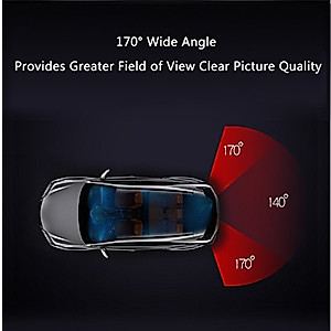 Dasaita 170° Angle HD Fisheye Lens Reversing Camera for Universal Rear View Backup Cams Back up Rearview Cams Reversing Parking Kit