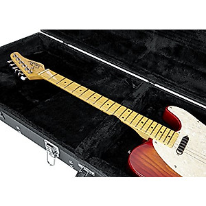Gator Cases Deluxe Wood Case for Electric Guitars (GW-ELECTRIC),Black