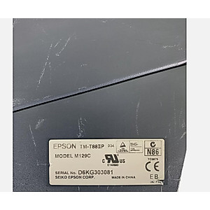 Epson TM-T88IIIP POS Compact Thermal Receipt Printer Serial, Bundle with AC Adapter