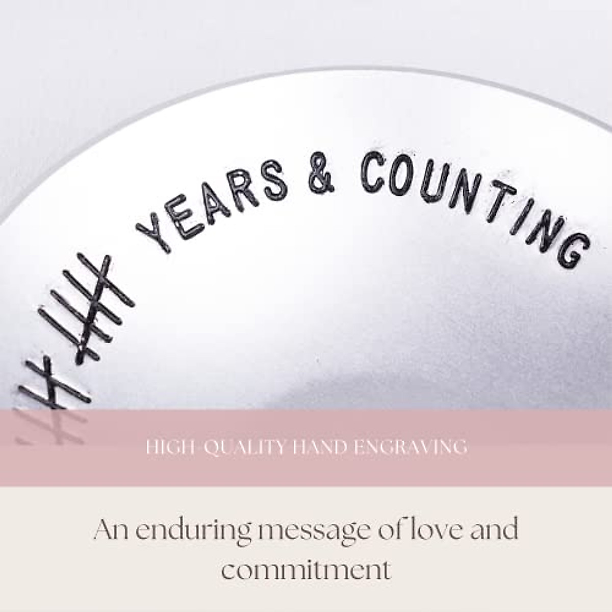 PureRejuva 10th Anniversary Tin Gifts – 4 In, Engraved, Aluminum Wedding Ring Holder Dish & Gift Box – 10 Year Anniversary for Him & 10 Year Anniversary for Her Smooth Style