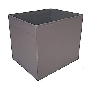 Ikea Dröna Storage Box Shelf Insert 33 x 38 x 33 cm (W x D x H) Grey Suitable for Kallax, Expedit, Besta, etc, Black