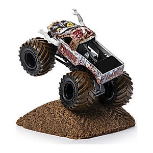 Monster Jam, Zombie Monster Dirt Starter Set, Featuring 8oz of Monster Dirt and Official 1:64 Scale Die-Cast Truck