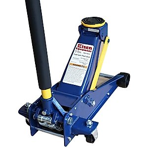 Eisen Heavy duty 3 Ton Floor Jack For All Terrain Vehicle Low Profile Hydraulic Jack, Steel Service Jack Quick Rise With Double Pump Quick Lift