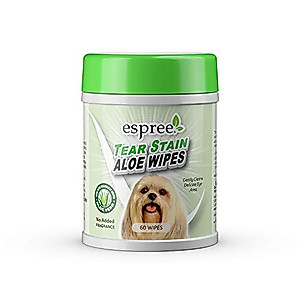 Espree Tear Stain Wipes, 60 Count