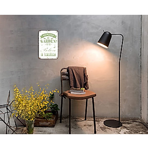 to Plant A Garden is to Believe in Tomorrow 8X12 Inch Retro Look Metal Decoration Painting Sign for Home Cafe Shop Bar Pub Man Cave Funny Wall Decor