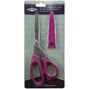 Havel's 30212 Serrated Fabric Scissors, 8-Inch , Pink