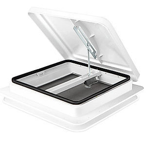 Livpow RV or Trailer Roof Vent - Manual 14" x 14"