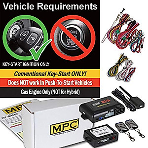 MPC Complete Remote Start with Keyless Entry Kit for 2004-2008 Ford F-150 - (2) 4 Button Remotes