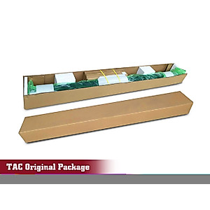 TAC Side Step Fit 2015-2024 Ford F150 Regular Cab | 2017-2024 Ford F250/F350/F450/F550 Super Duty Regular Cab 3" Black Nerf Bars Running Boards Off Road 2pcs