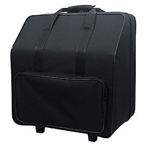 SM2648 Accordion Package: 26 Key, 48 Bass Piano Accordion, Trolly Case and Leather Straps (Gray Pearl)