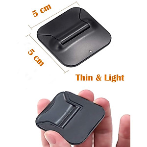 Mini Laptop Stand, Keyboard Riser Stand, Invisible Ergonomic Laptop Holder Stand Riser, Foldable Tablet Pad Phone Stand Lap Cooler for MacBook, Air, Pro, Lenovo, HP More (2PCS)