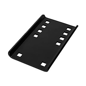 Camco Trailer Tongue Jack Bolt-On Relocation Kit | Allows for Easy Trailer Relocation | Provides Ample Tailgate Clearance Without Obstruction | for 3-Bolt & A-Frame Style Tongue Jacks (50015), Black