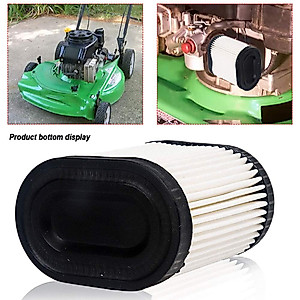 HIFROM (2 Set Air Filter with Spark Plug Compatible with Tecumseh LEV100 LEV115 LEV120 OVRM65 with 5.5 HP Engines 36905 740083A