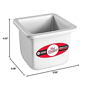 Fat Daddio's Anodized Aluminum Square Cake Pan, 4 x 4 Inch (Pack of 2)