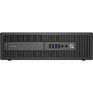 HP ProDesk 600-G1 Intel Core i5-4570 X4 3.2GHz 4GB 500GB Win10, Black (Renewed)