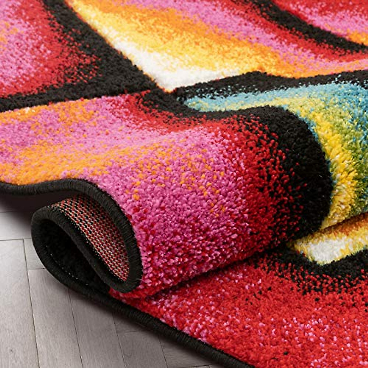 Well Woven Fortuna Boxes Multi Hand-Carved Abstract Geometric Pattern Area Rug 8x10 (7'10" x 9'10")